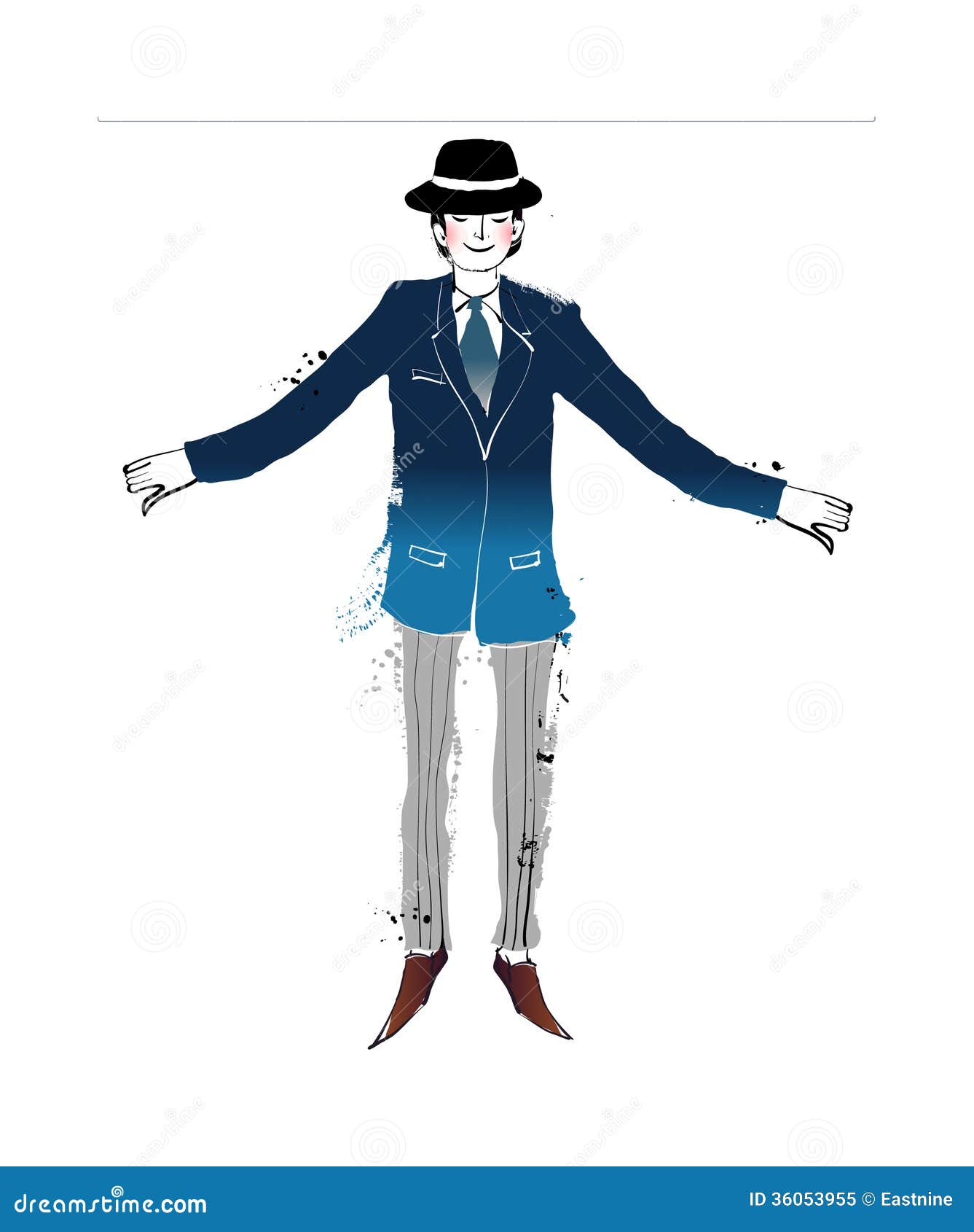 Close-up of man stock vector. Illustration of clip, drawing - 36053955