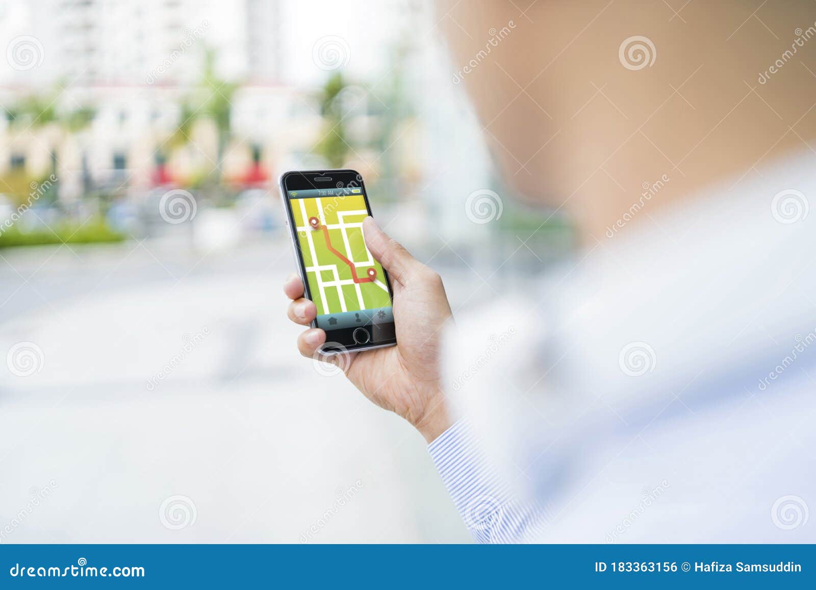 Man Using Gps Navigation on His Phone Stock Photo - Image of malaysia ... Man Using Gps Navigation on His Phone Stock Photo - Image of malaysia ...