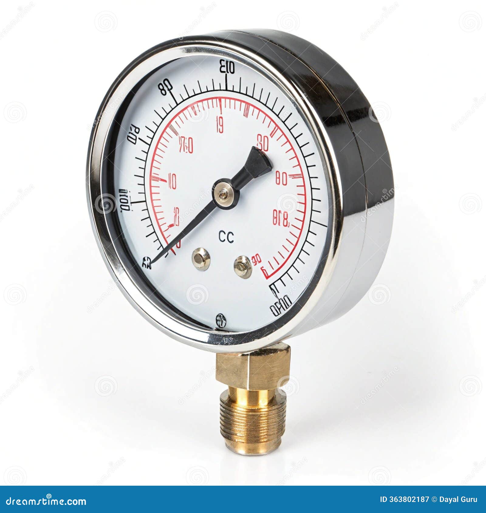 Manometer On White Background Royalty-Free Illustration | CartoonDealer ...