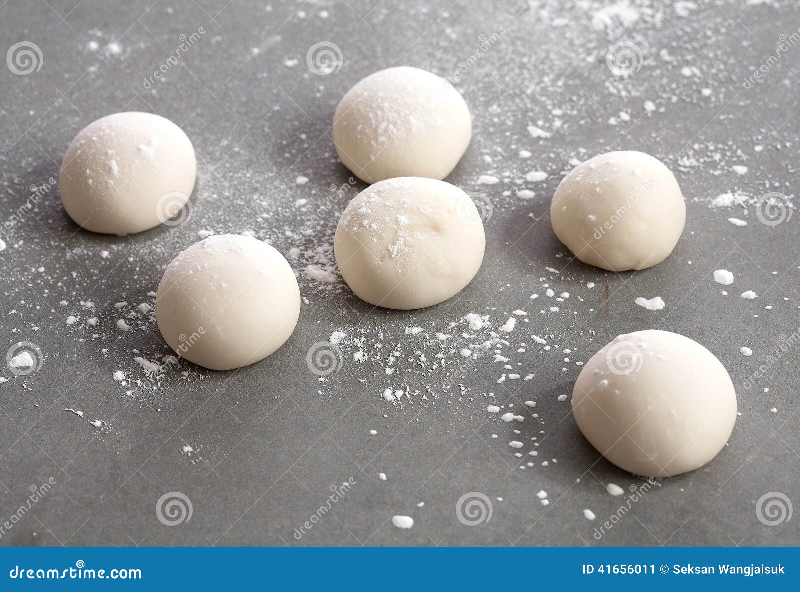 Close up many circle dough stock image. Image of flour - 41656011