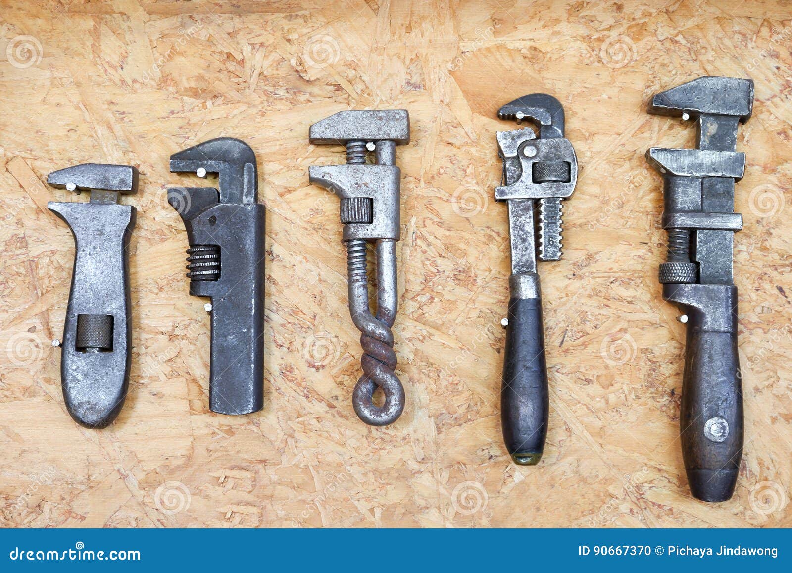 Close Up Many Different Old Tools Stock Photo - Image of diversity ...