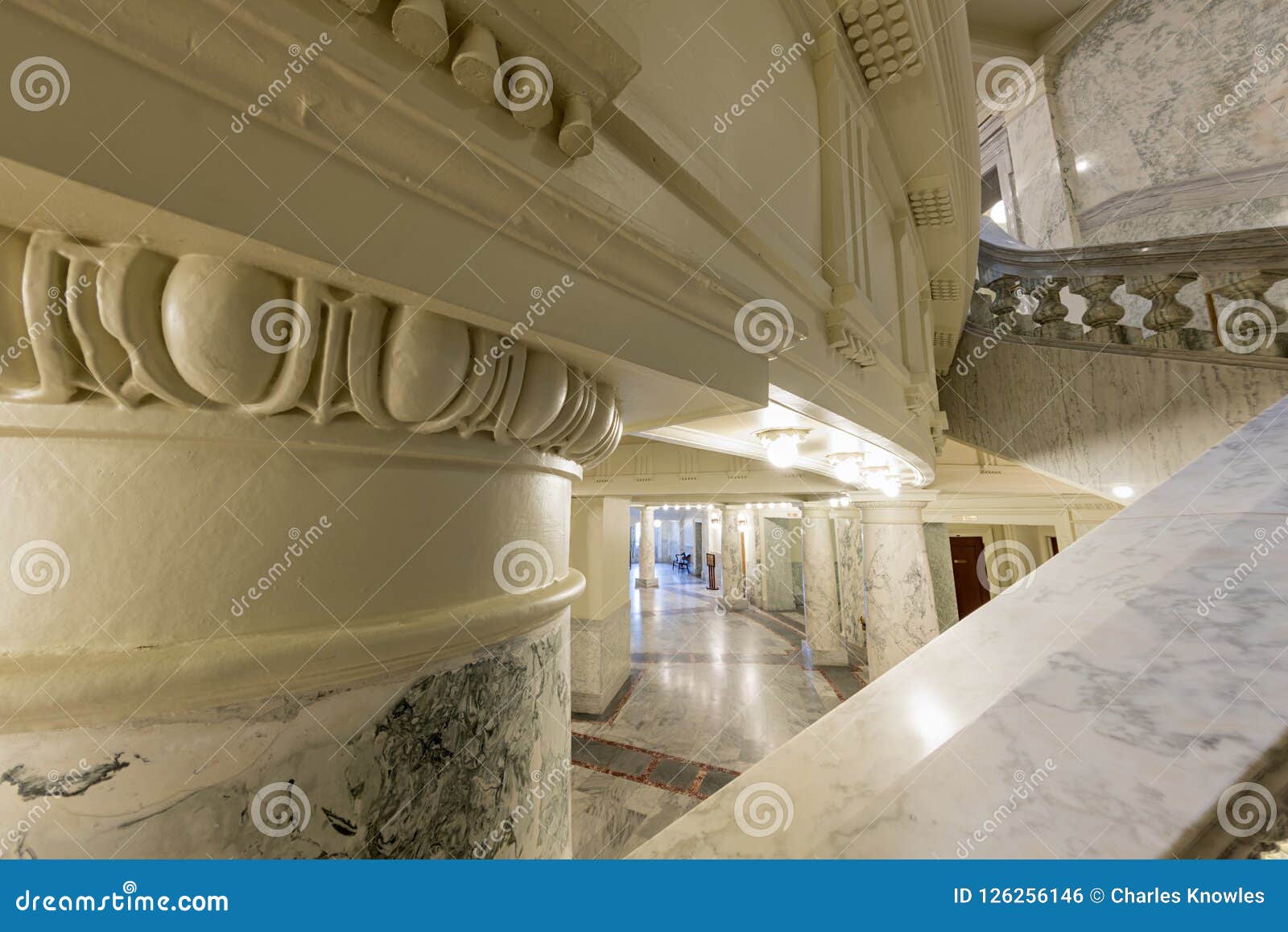 Close Up of Marble Structures As Interior Elements of Construction with ...