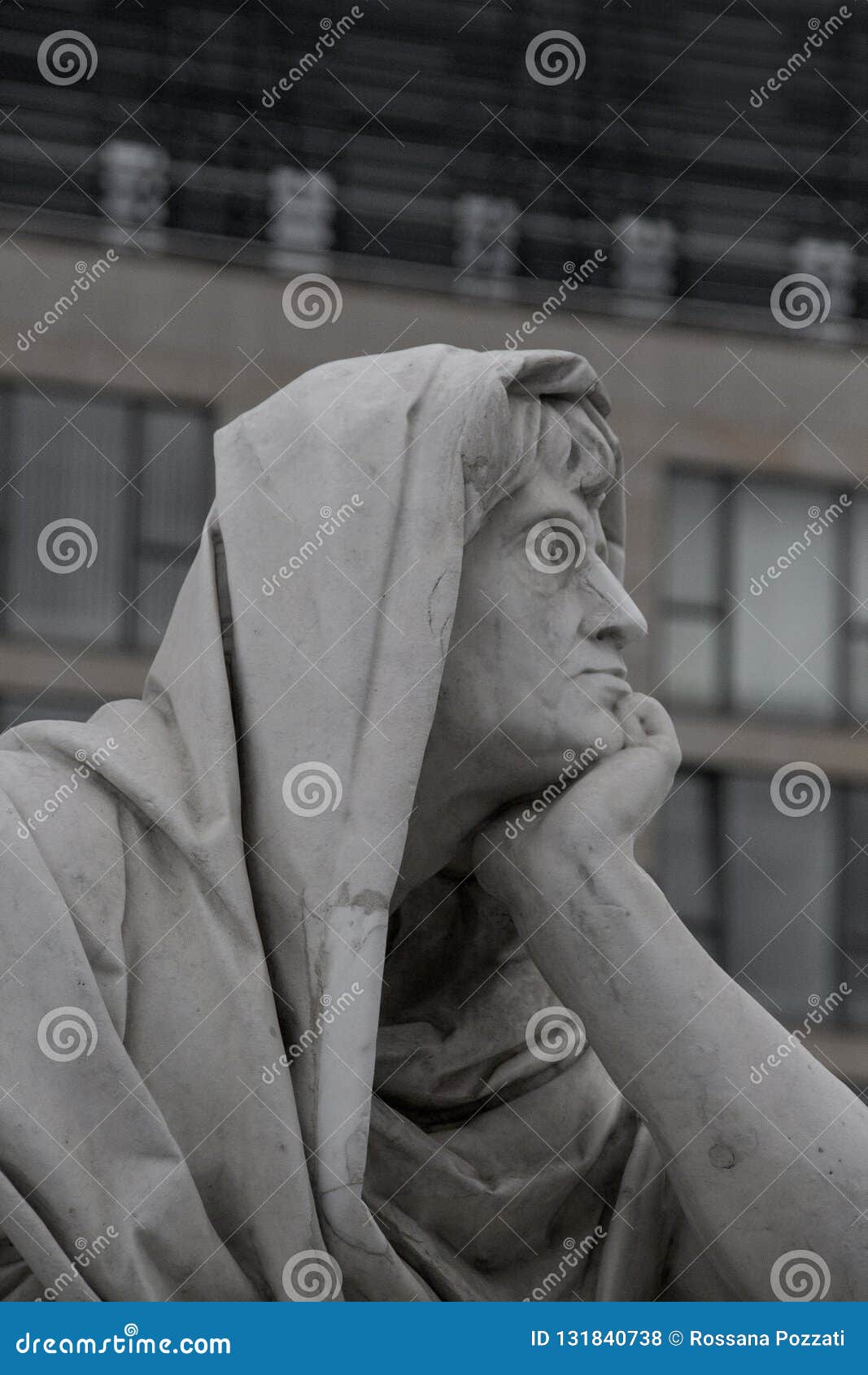 Male Statue Deep in Thoughts Stock Photo - Image of deep, human: 131840738