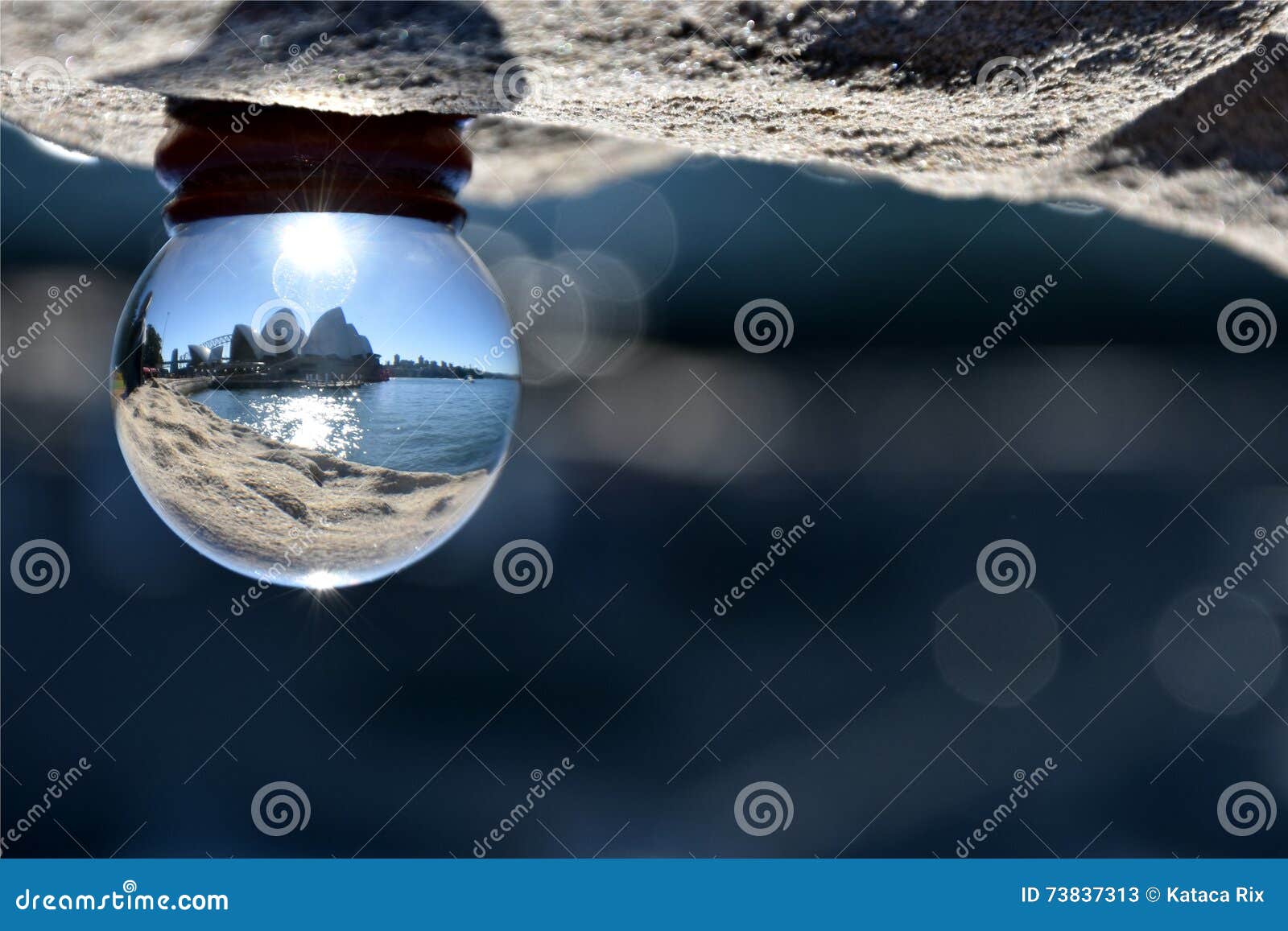 Close-Up of Marble with Reflection Editorial Stock Photo - Image of ...