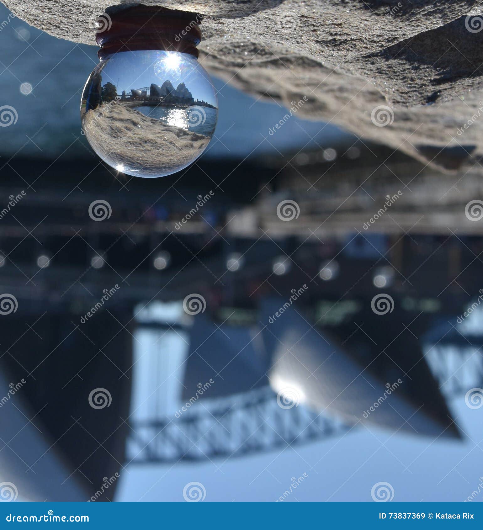 Close-Up of Marble with Reflection Editorial Stock Image - Image of ...