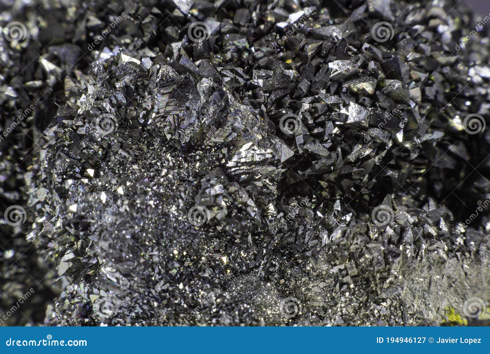 Close Up on a Marcasite Mineral Stone Stock Image - Image of element ...