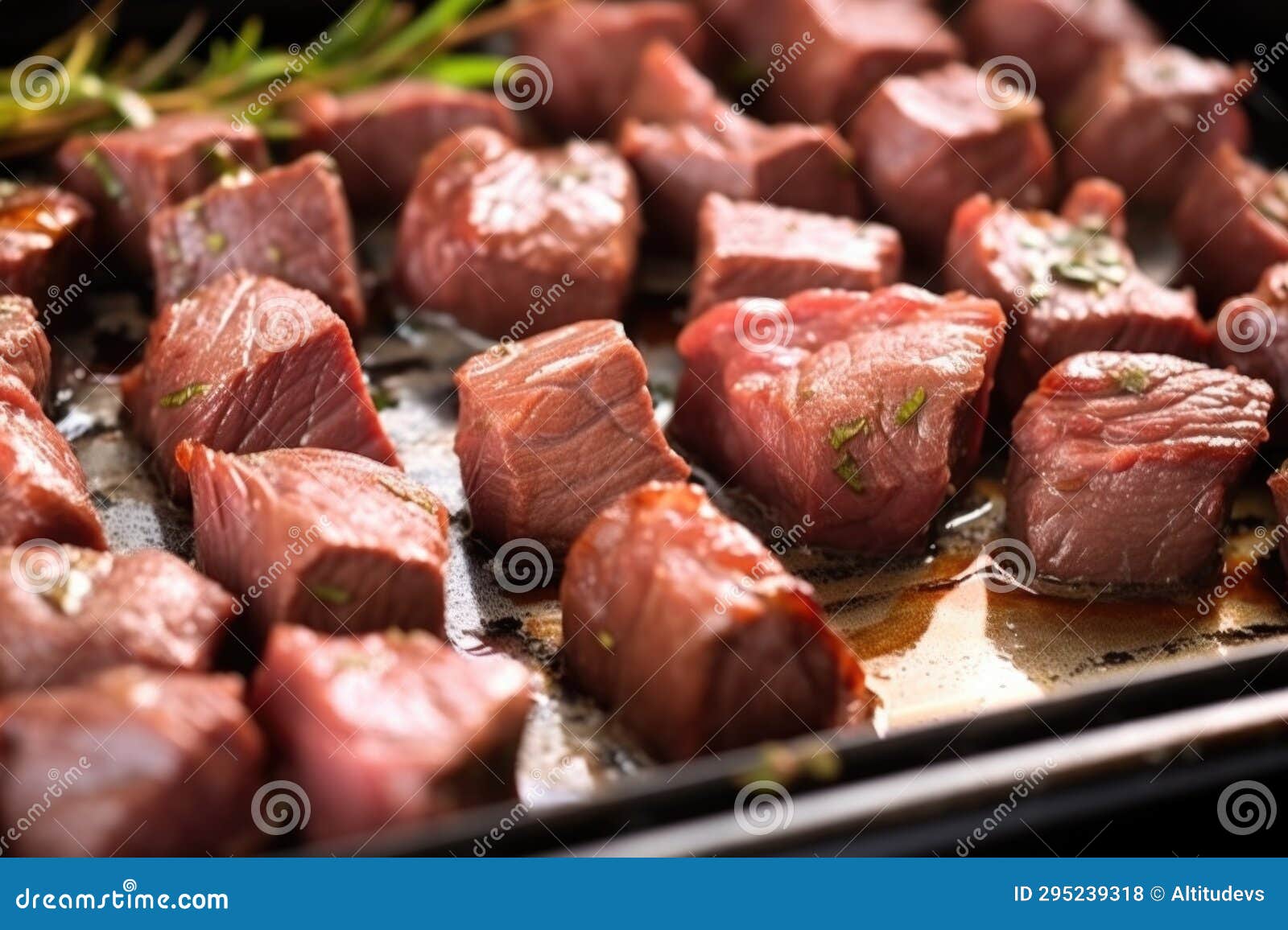 Close-up of Marinated Lamb Cubes before Grilling Stock Photo - Image of ...