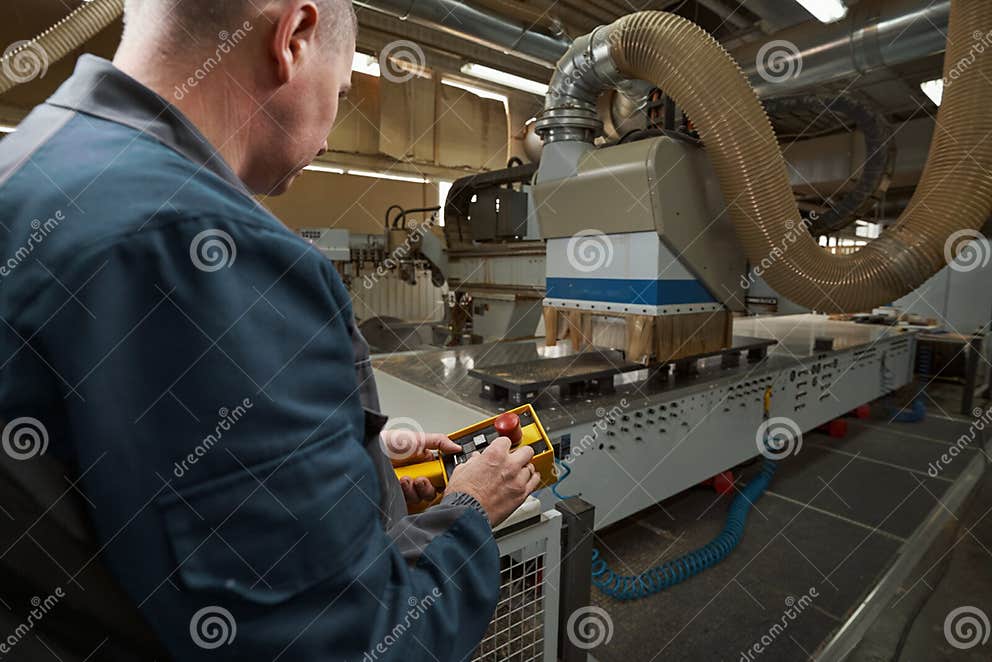 Close Up of Master Using Control Console Stock Photo - Image of indoors ...