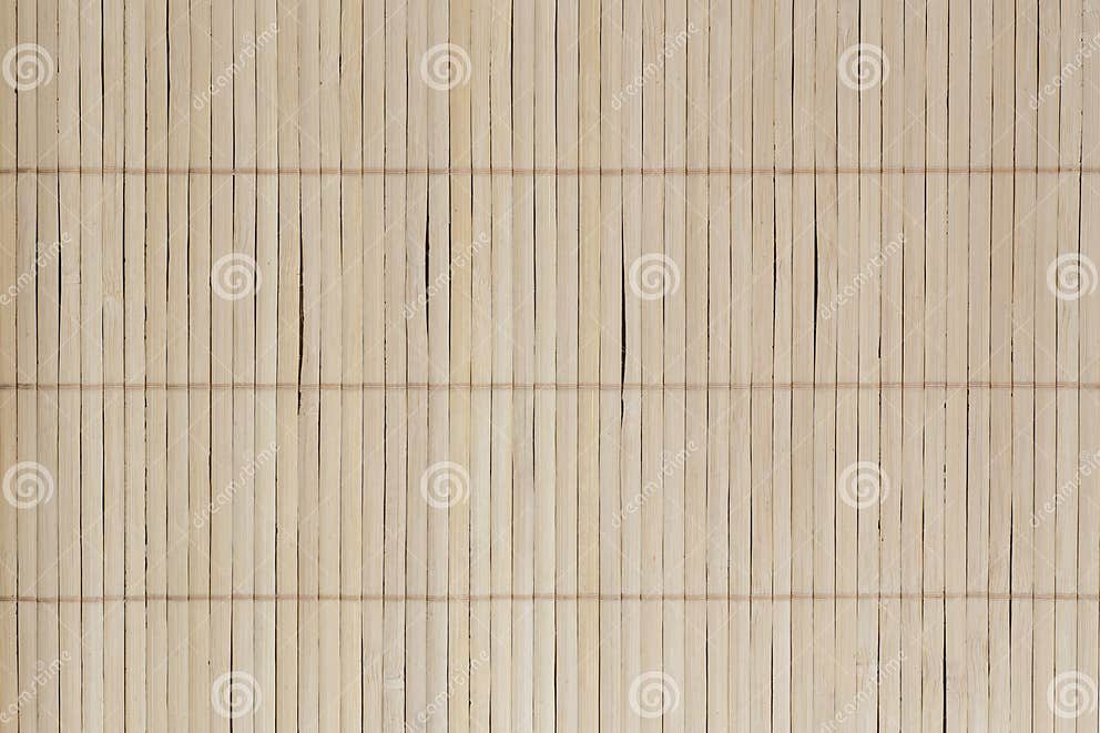 Close Up of Mat Made of Bamboo Sticks Stock Image - Image of dish ...