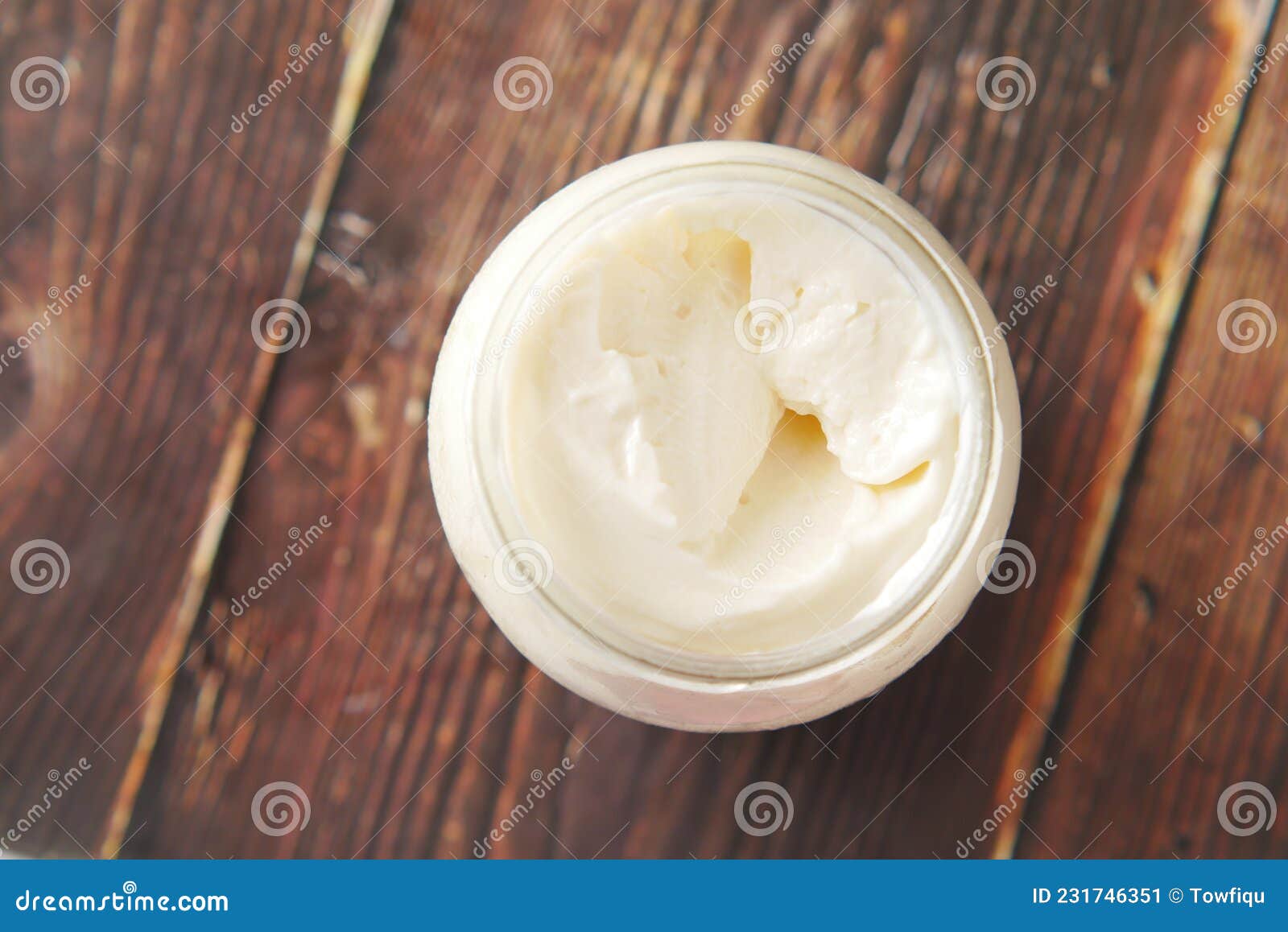 Close Up of Mayonnaise in Container on Table . Stock Image - Image of ...