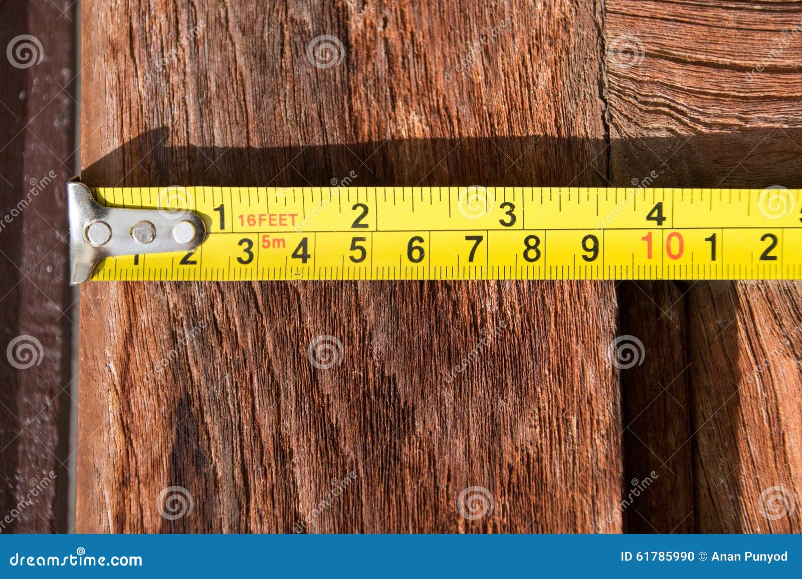 Close Up Measuring Tape on Wood Background Stock Photo - Image of ...
