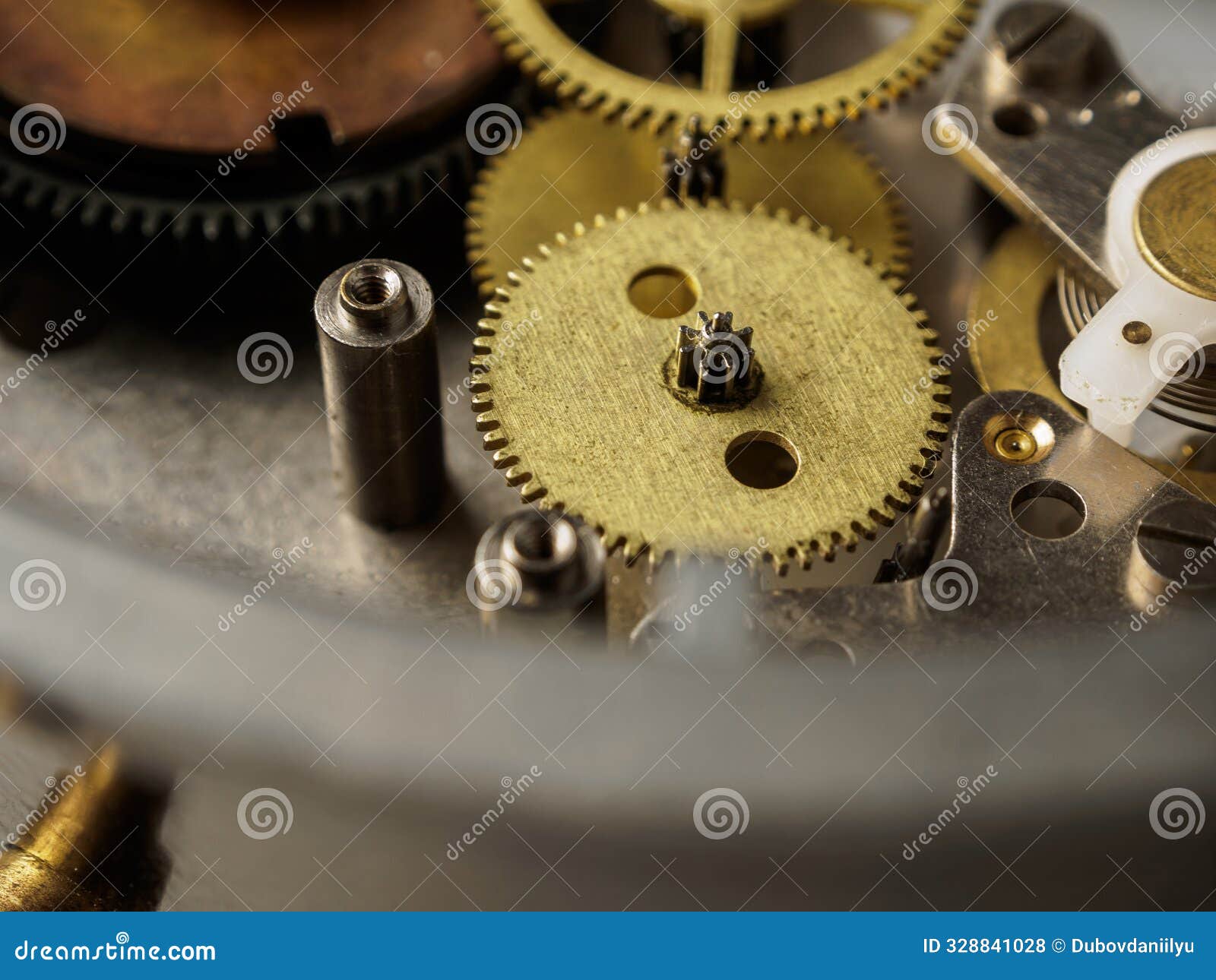 Close-up of a Mechanical Device with Gears and Teeth, Demonstrating the ...