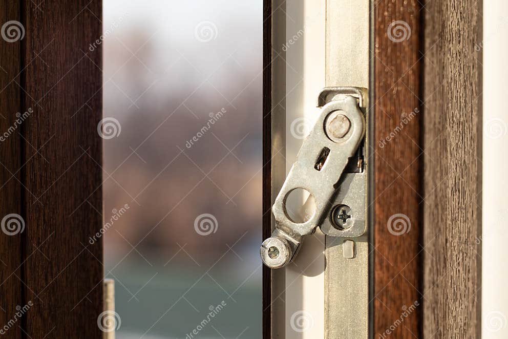 Close-up on the Mechanism of Micro-ventilation of Plastic Windows Stock ...