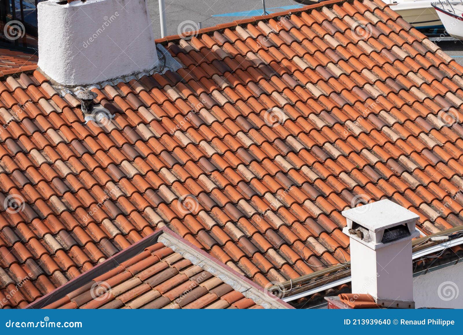 Close Up of Mediterranean Roof Stock Photo - Image of architecture ...