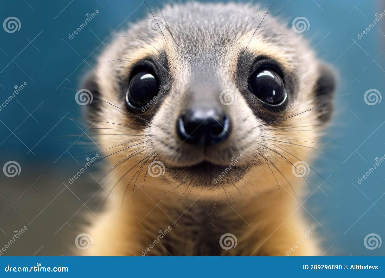 Close-up of a Meerkats Face with Focused Eyes Stock Photo - Image of ...