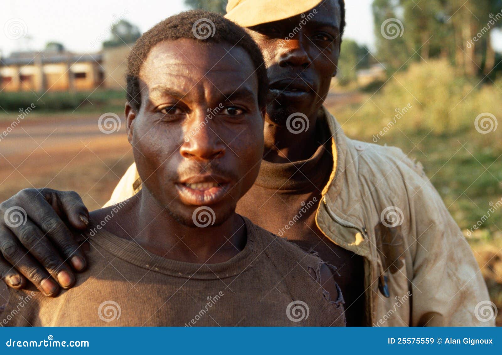 Close up of men in Rwanda. editorial stock image. Image of male - 25575559