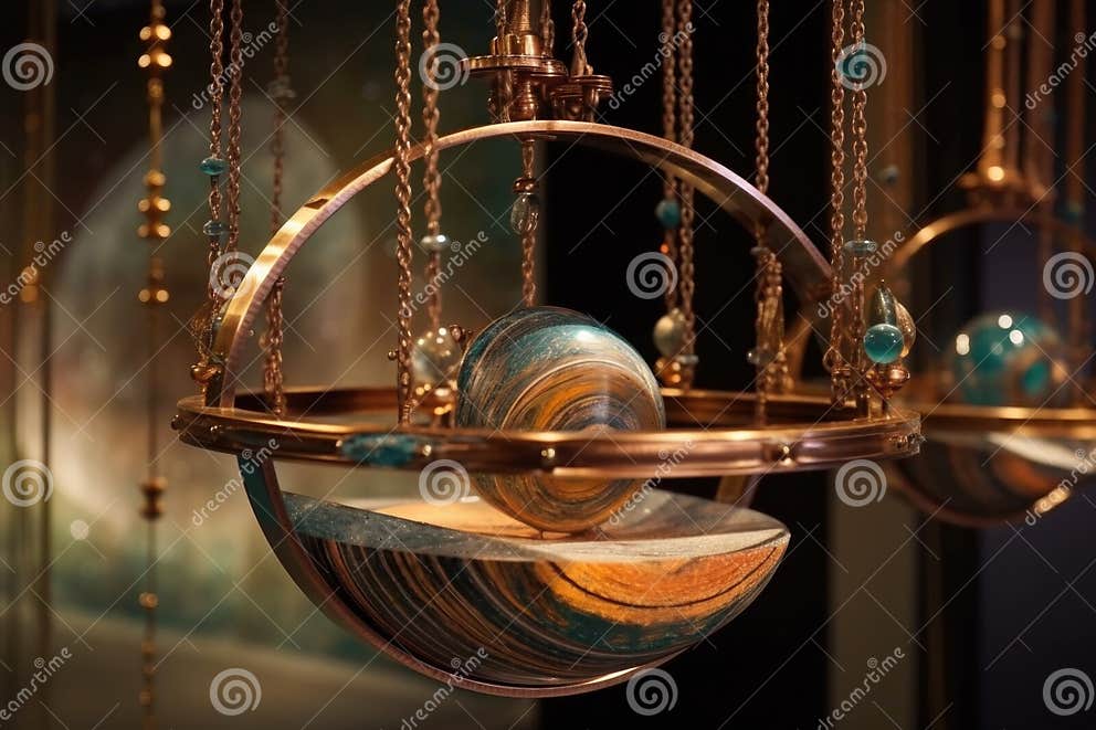 Close-up of a Mesmerizing Pendulum Swing Stock Illustration ...