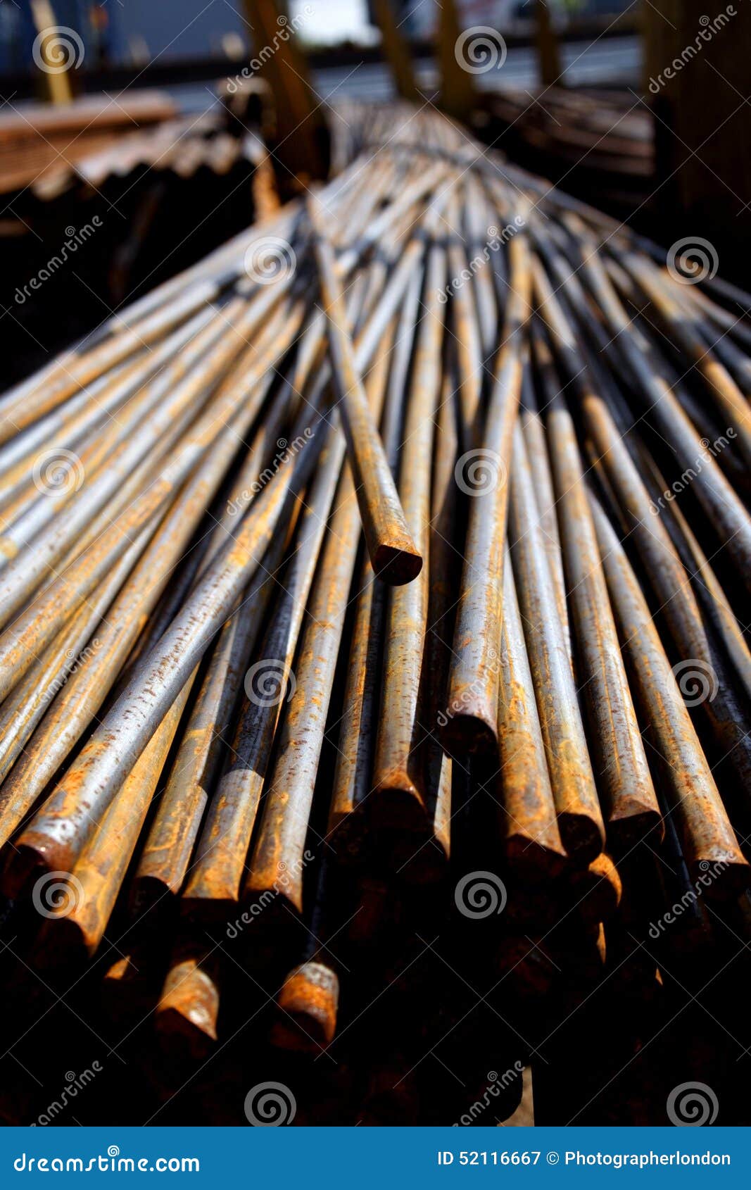 Close up of metal bars stock image. Image of shape, solid - 52116667