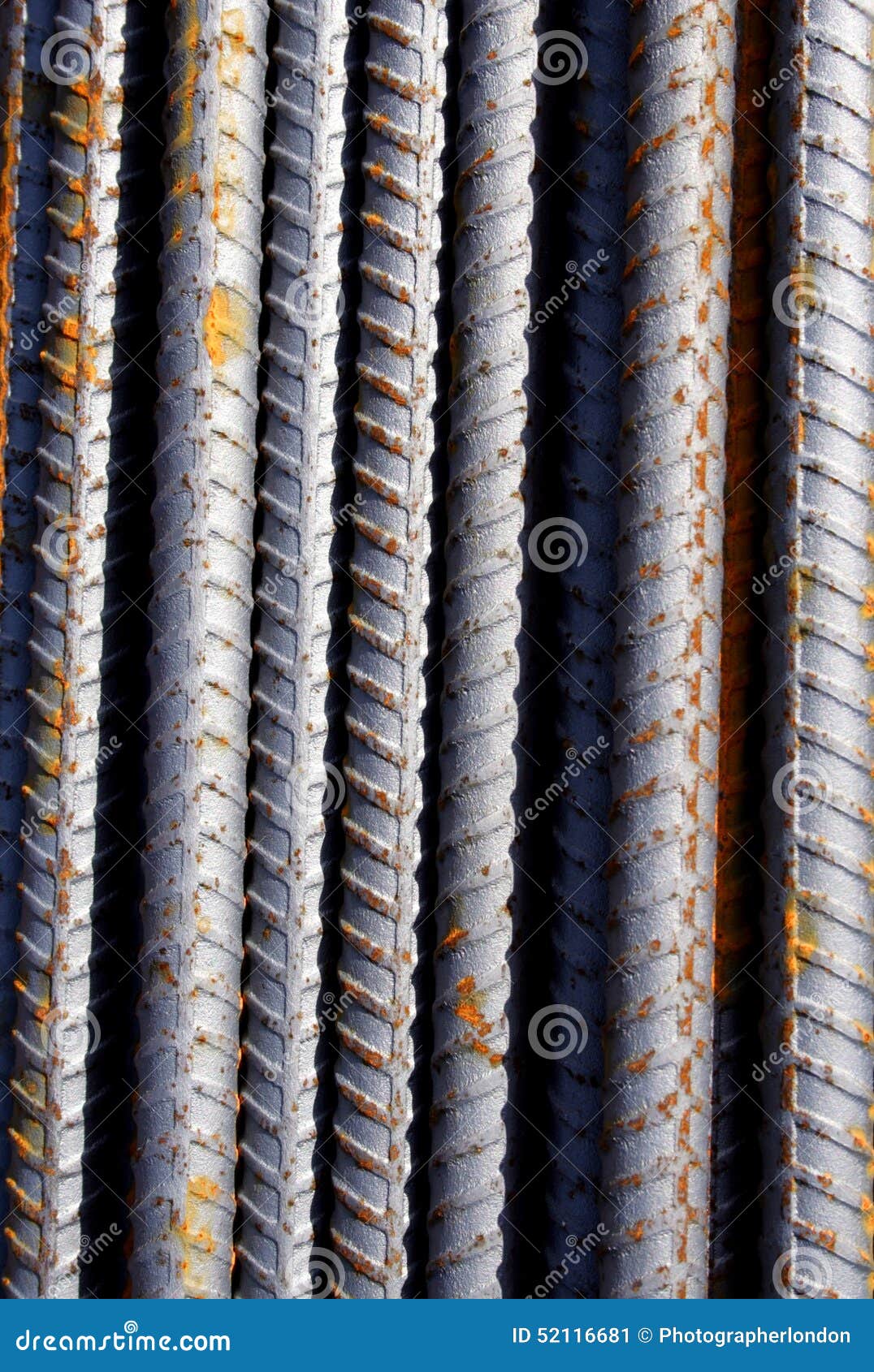 Close up of metal bars stock image. Image of gray, shiny - 52116681