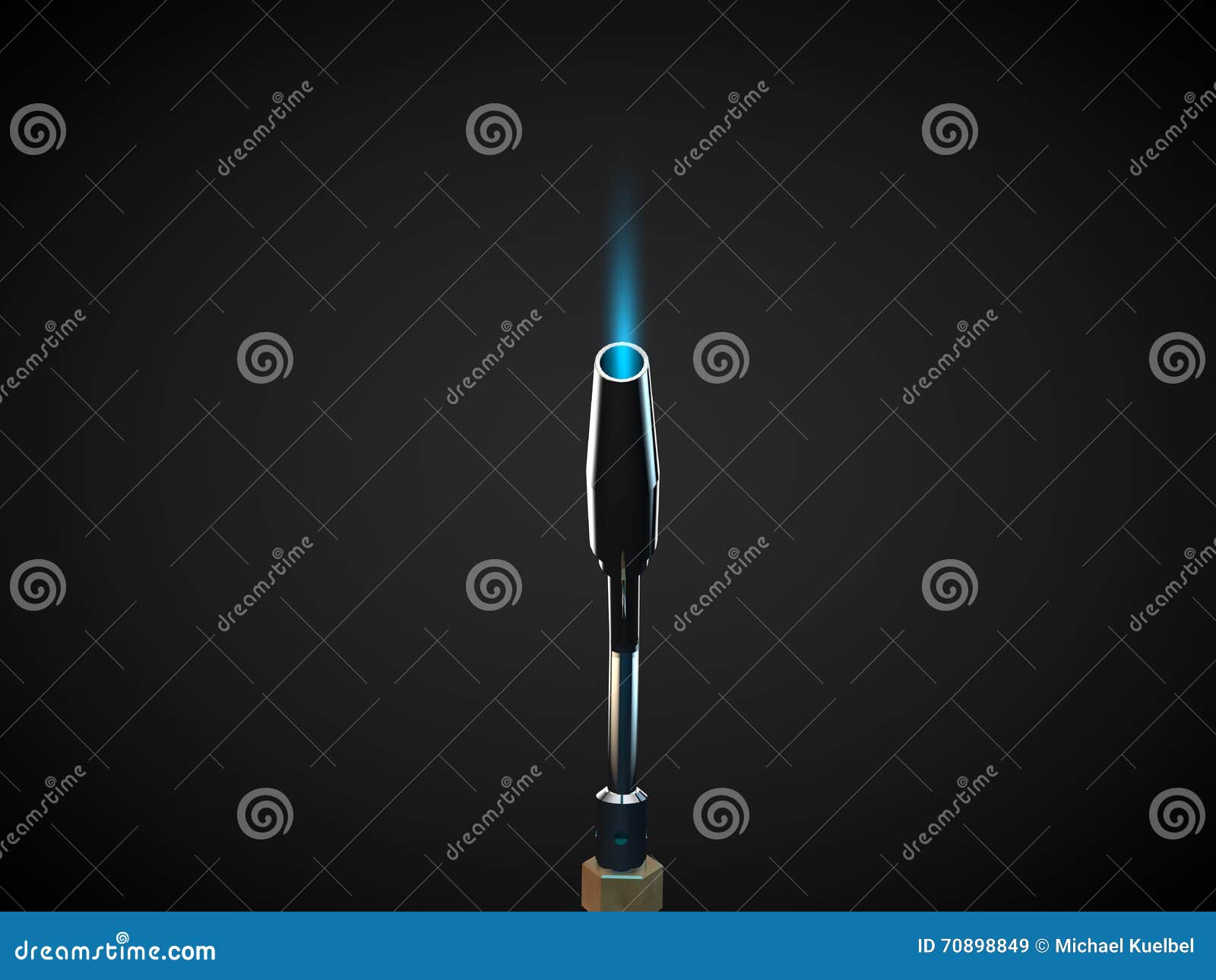 Close Up of Metal Cutting Torch Industry Fire Blue Flame Stock ...