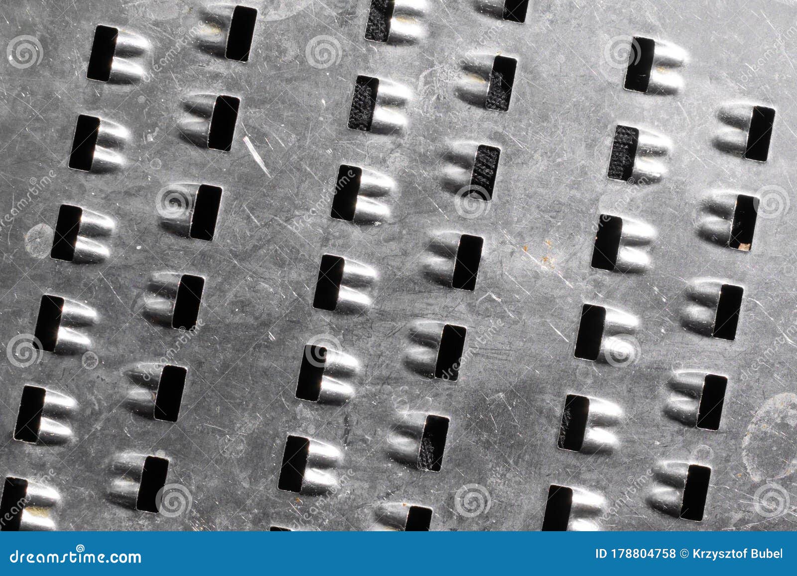 Close-up of Metal with Holes. Texture or Background Stock Photo - Image ...