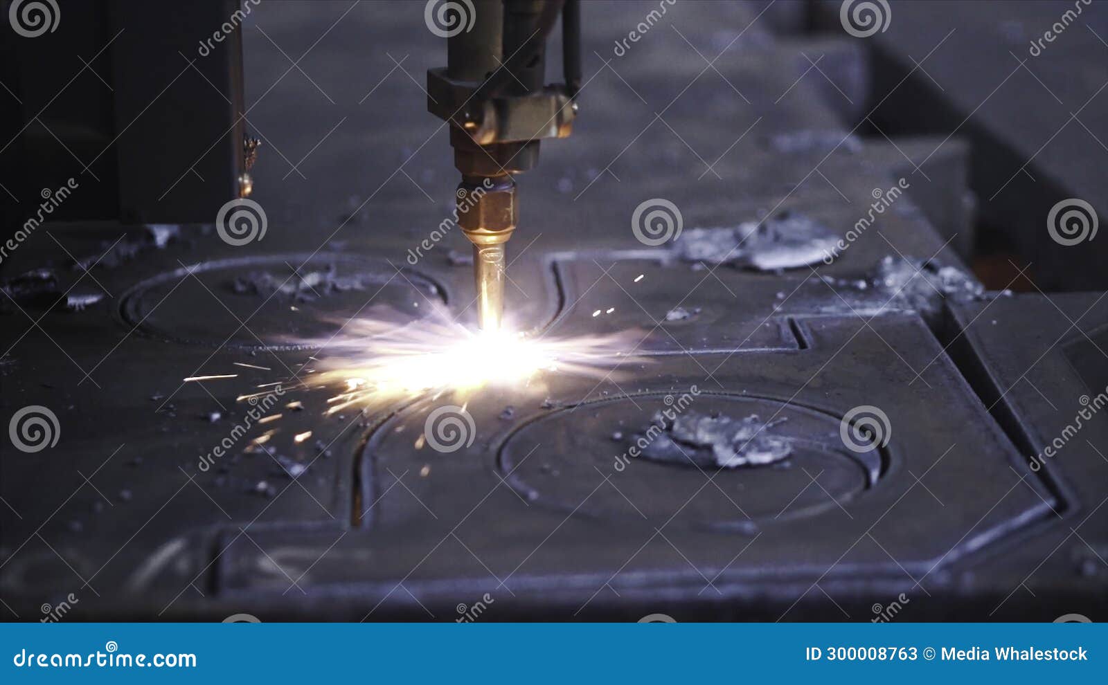 Close-up of Metal Pattern Welding Machine. Clip Stock Image - Image of ...