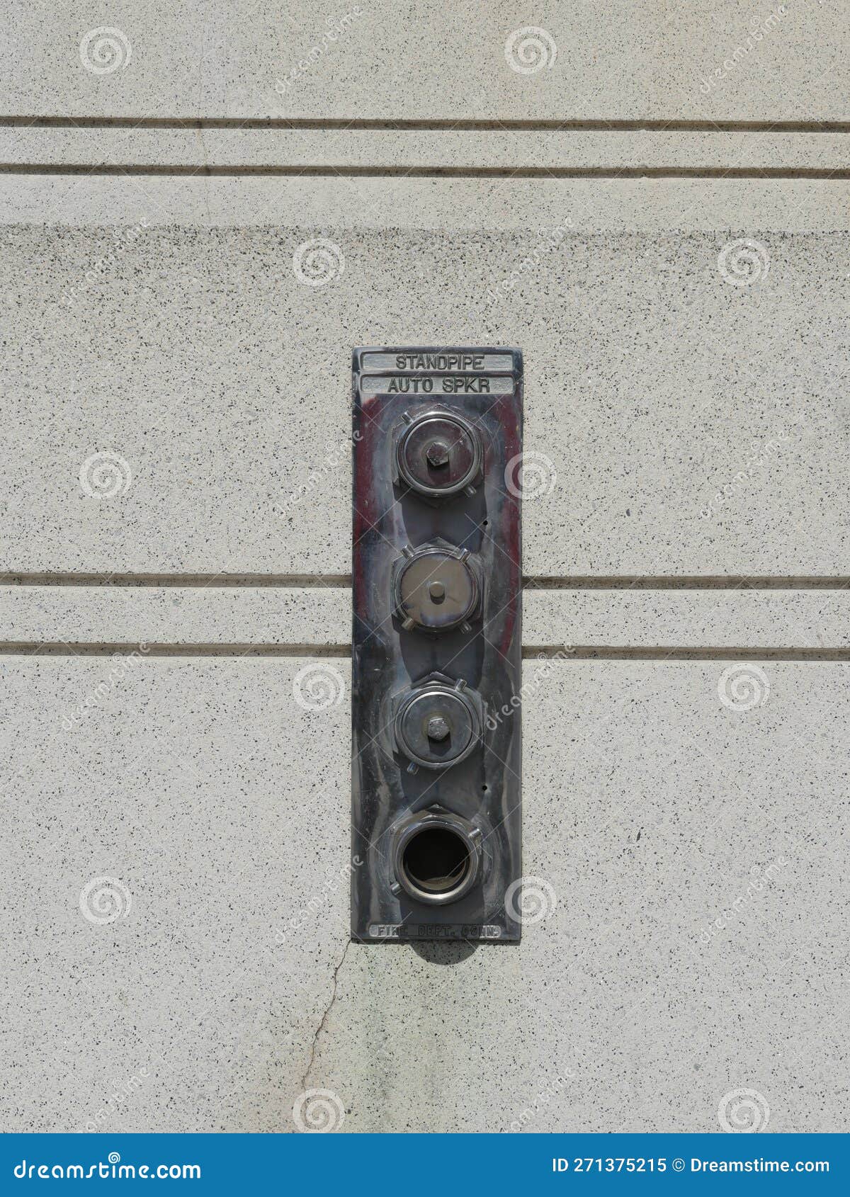 Standpipe in wall stock image. Image of american, standpipe - 271375215