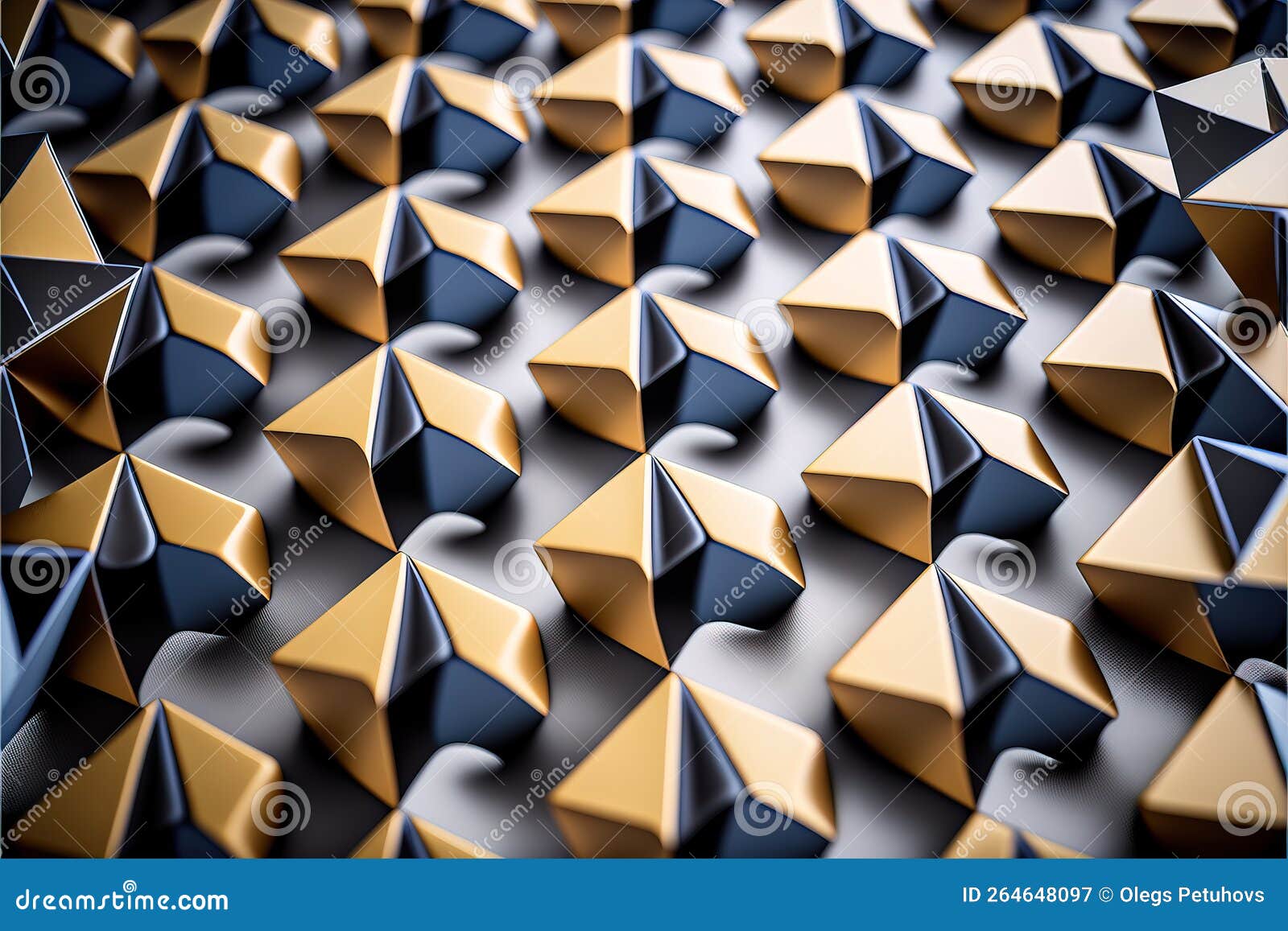 A Close Up of a Metal Surface with Many Small Triangles on it Stock ...