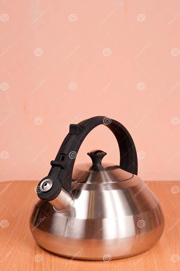 Close Up of Metallic Kettle Stock Image - Image of aroma, silver: 29935941