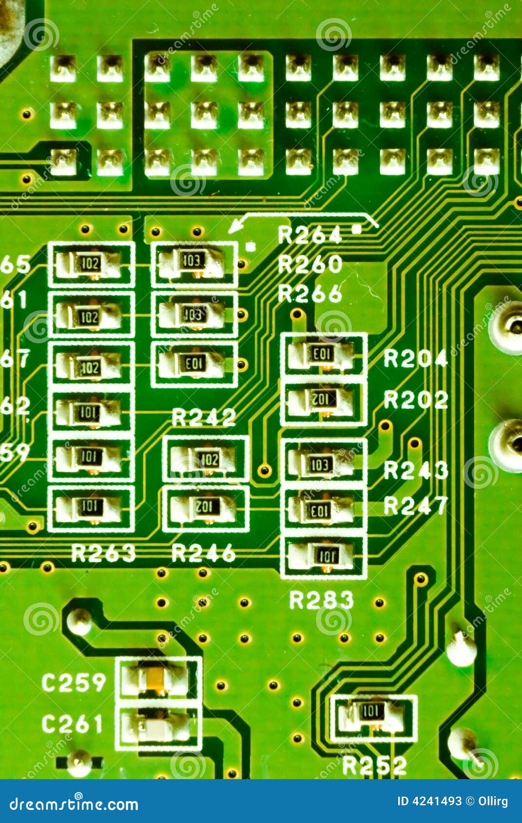 Close-up of micro circuit stock image. Image of conceptual - 4241493