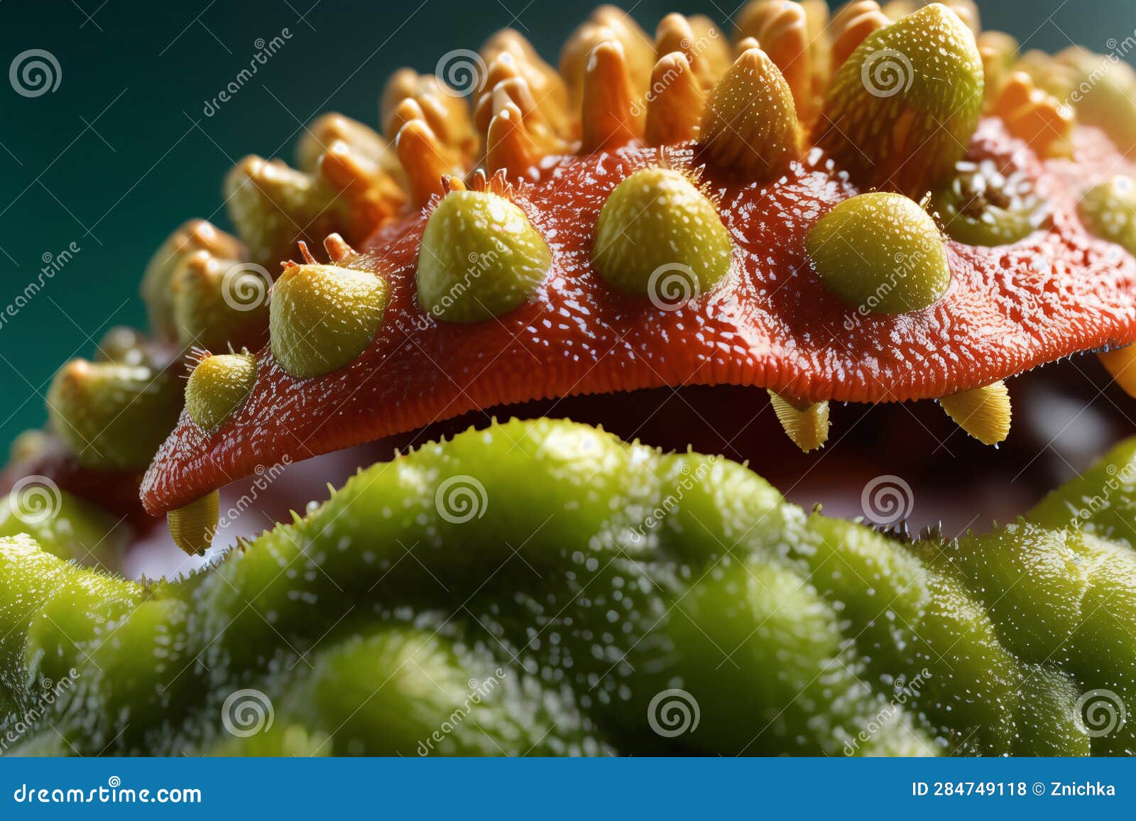 Close Up of a Micro Insect, a Kind of Parasite, Under Microscope ...