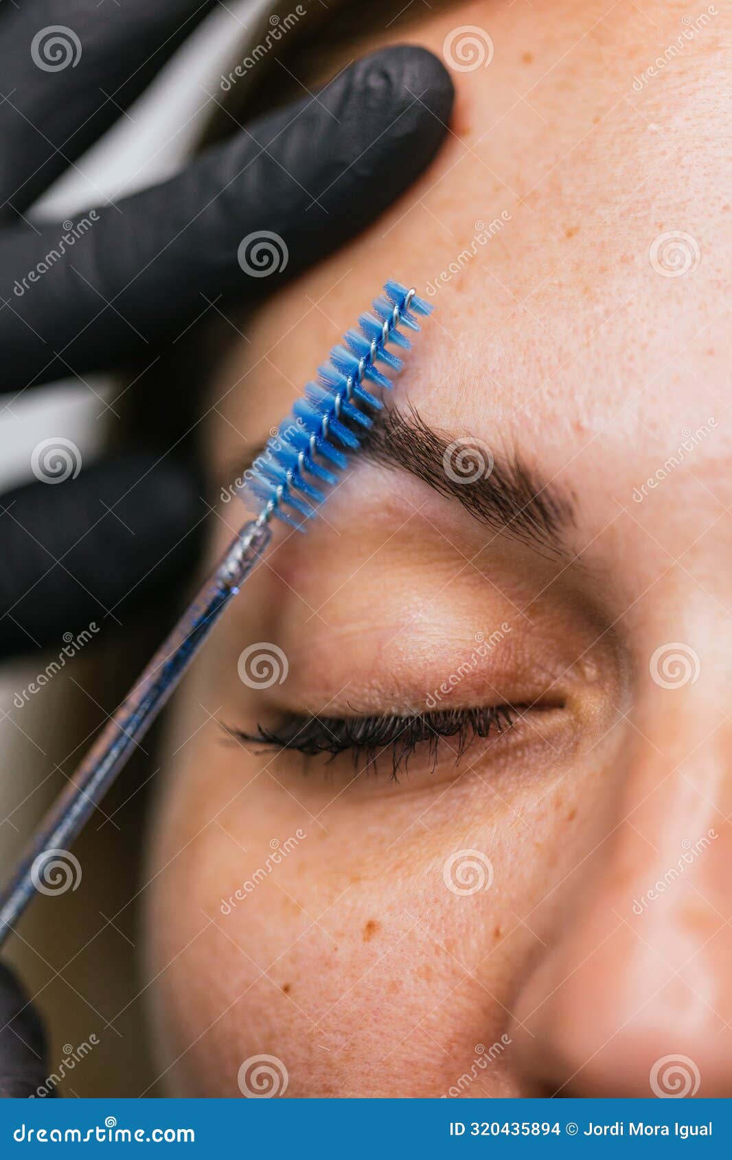 Close-up of Microblading Procedure on Eyebrows Stock Photo - Image of ...