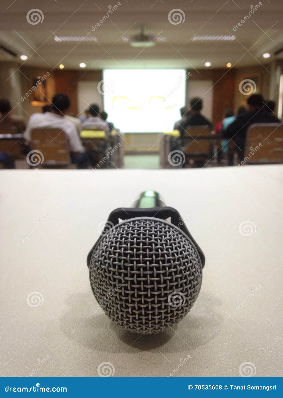 Close up stock photo. Image of speaker, close, room, meeting - 70535608