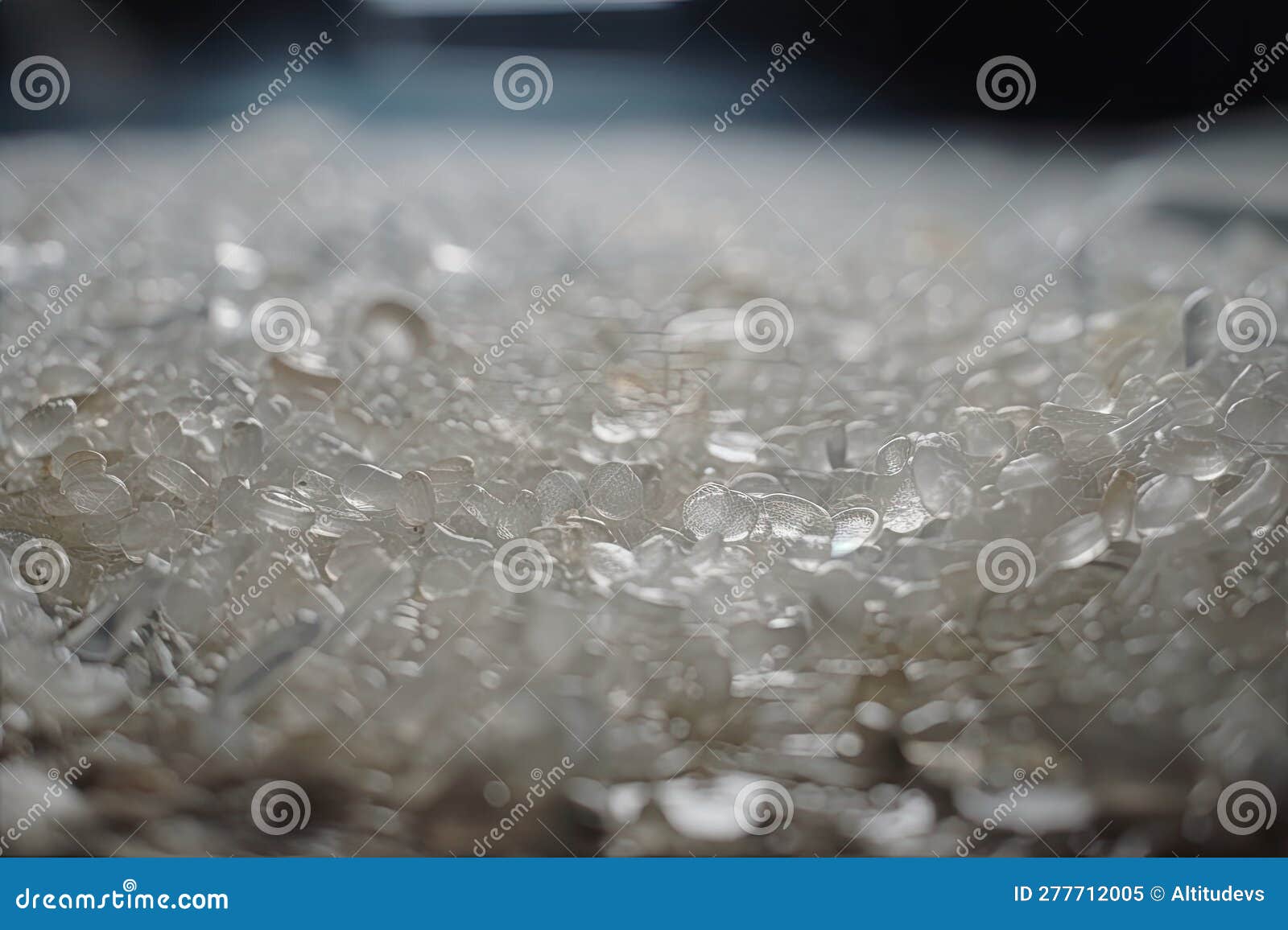 Close-up of Microplastic, with Its Smooth Texture and Round Edges ...