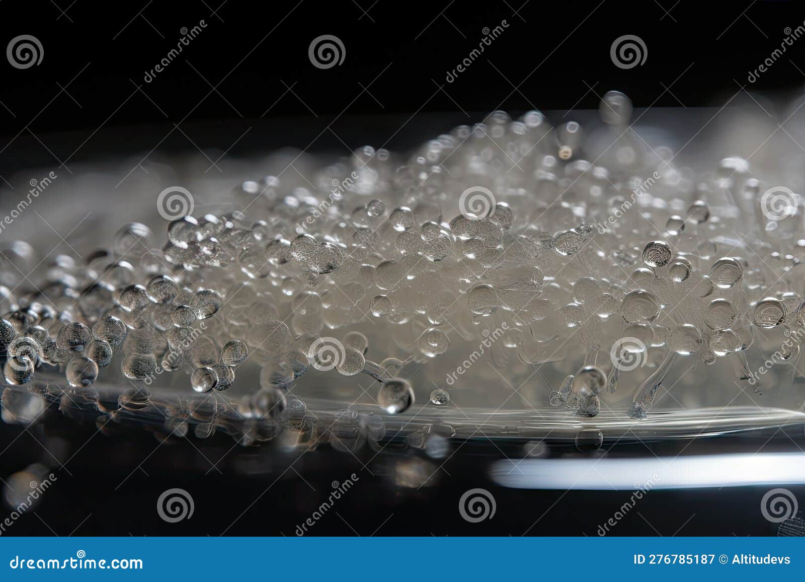 Close-up of Microplastic, with Its Smooth Texture and Round Edges ...