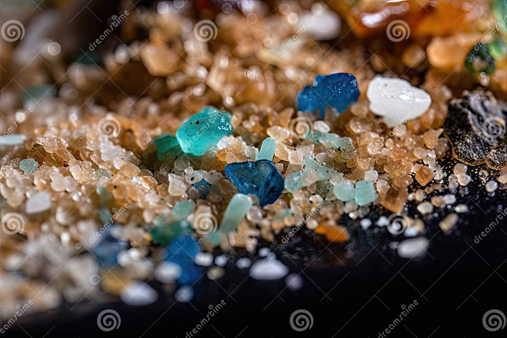 Close-up of Microplastic, with Visible Details of Its Surface Stock ...