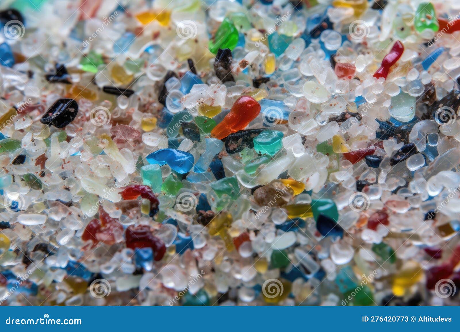 Close-up of Microplastic, with Visible Details of Its Surface Stock ...