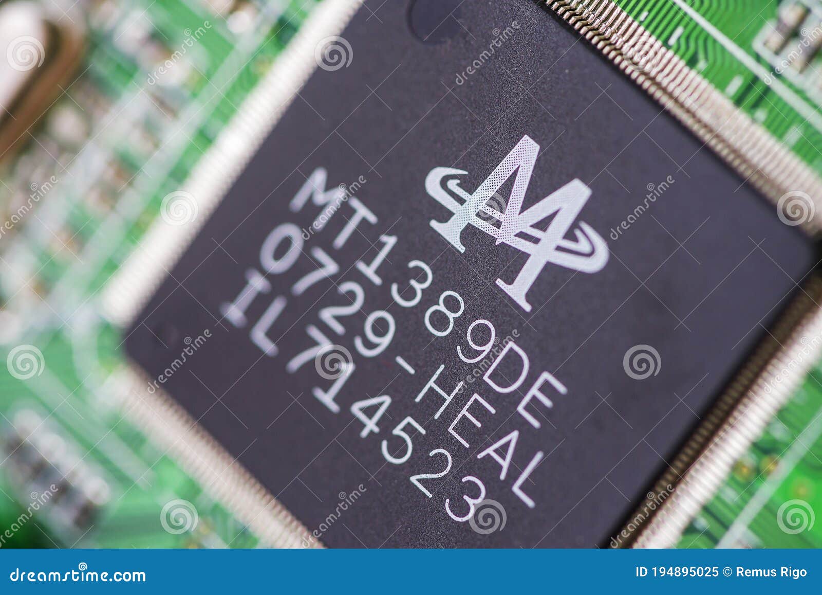Close-up of a Microprocessor Editorial Image - Image of assembly ...