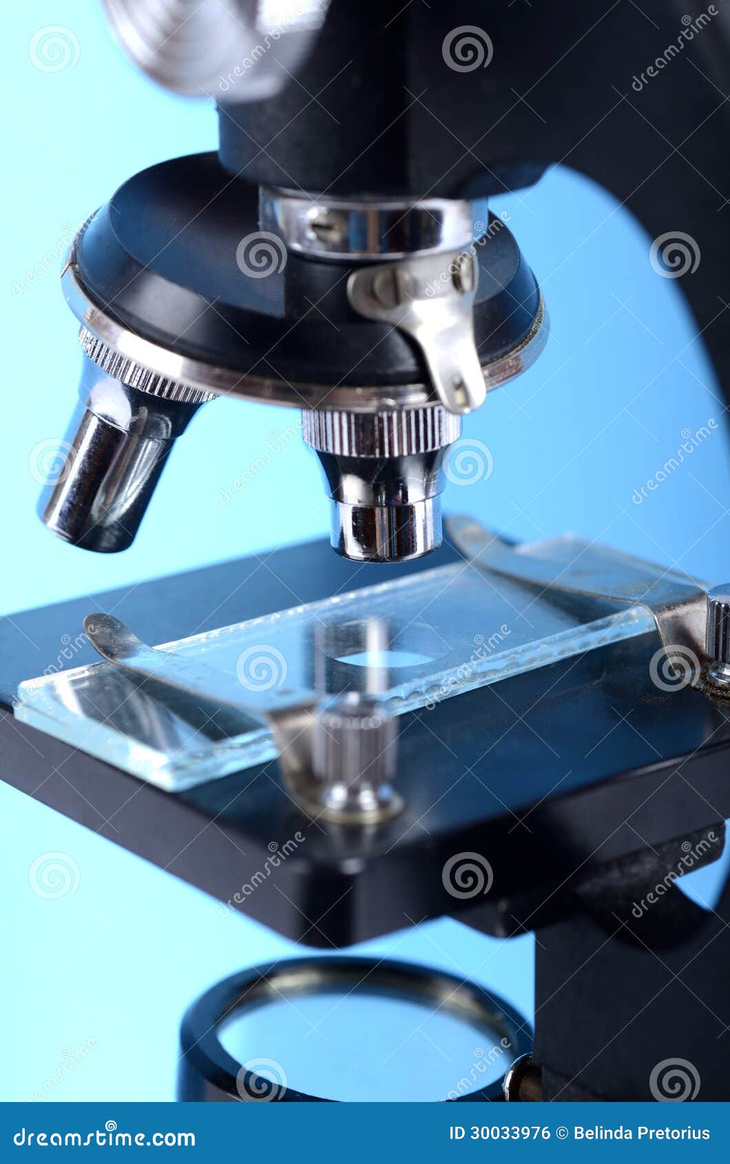 Close-up of a microscope stock photo. Image of microscopic - 30033976