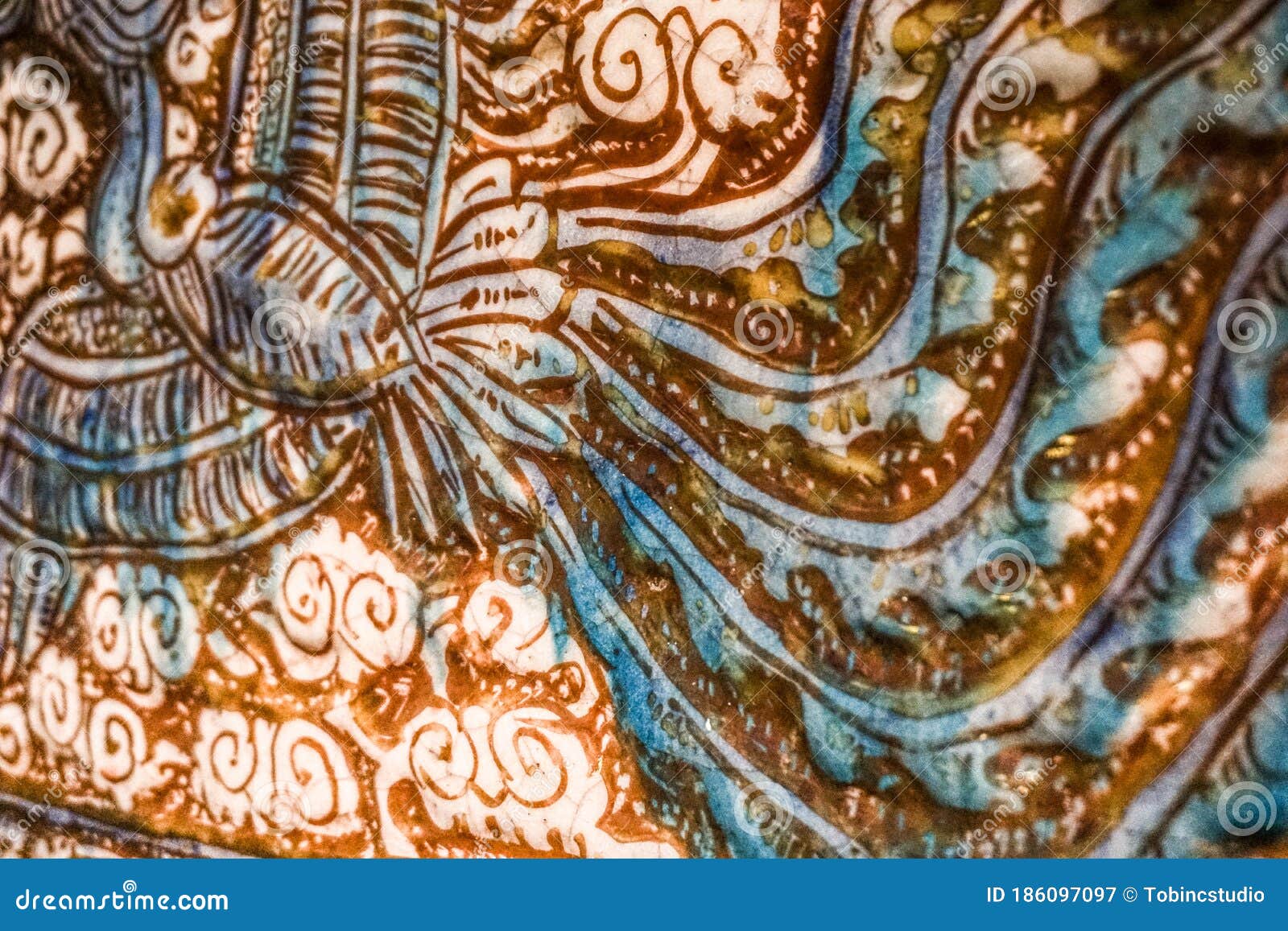 Middle Eastern Mosaic Tile Design Stock Image - Image of kitchen, decor ...