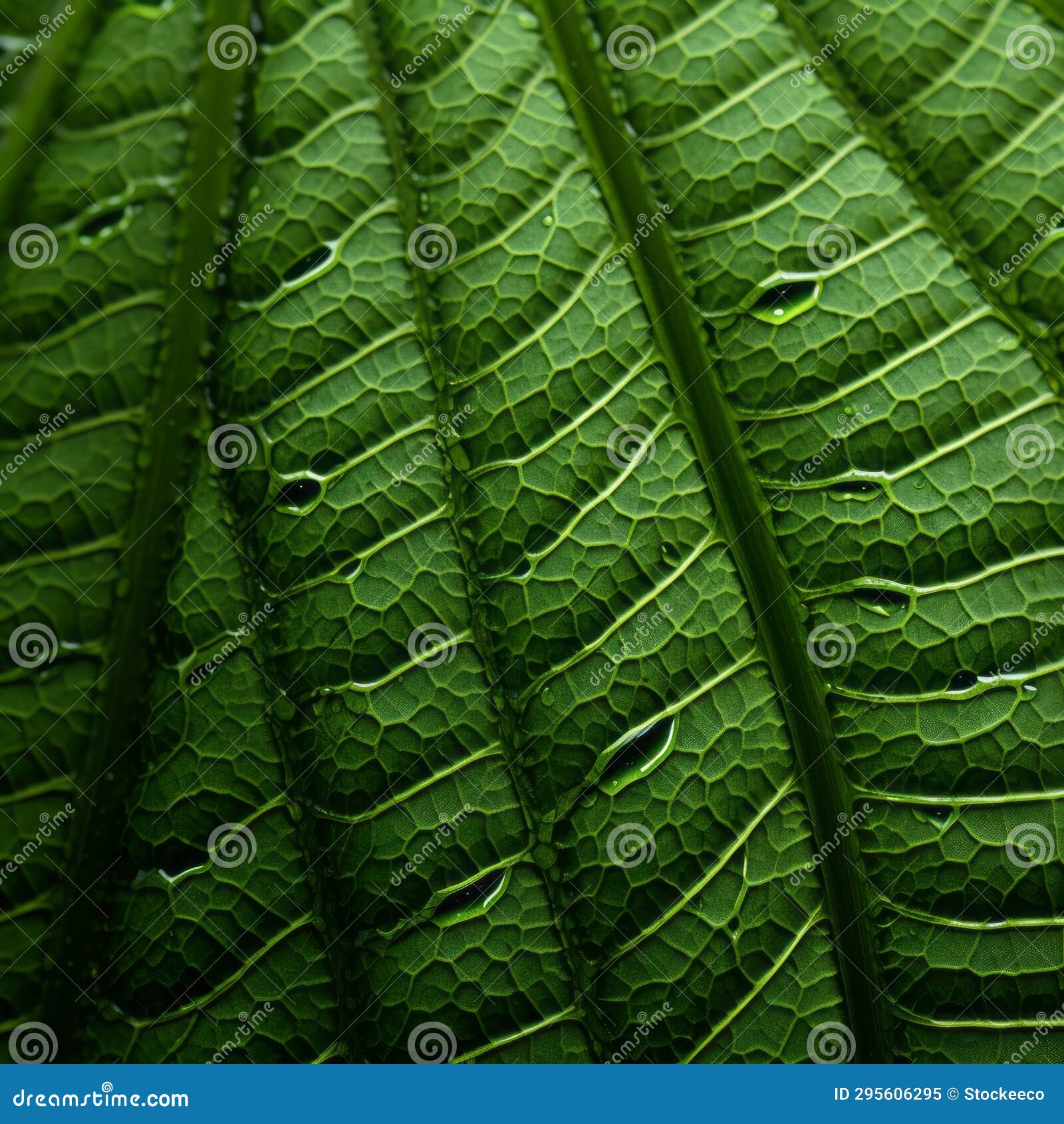 Close-up of Mind-bending Leaf Patterns: a Tropical Symbolism of ...