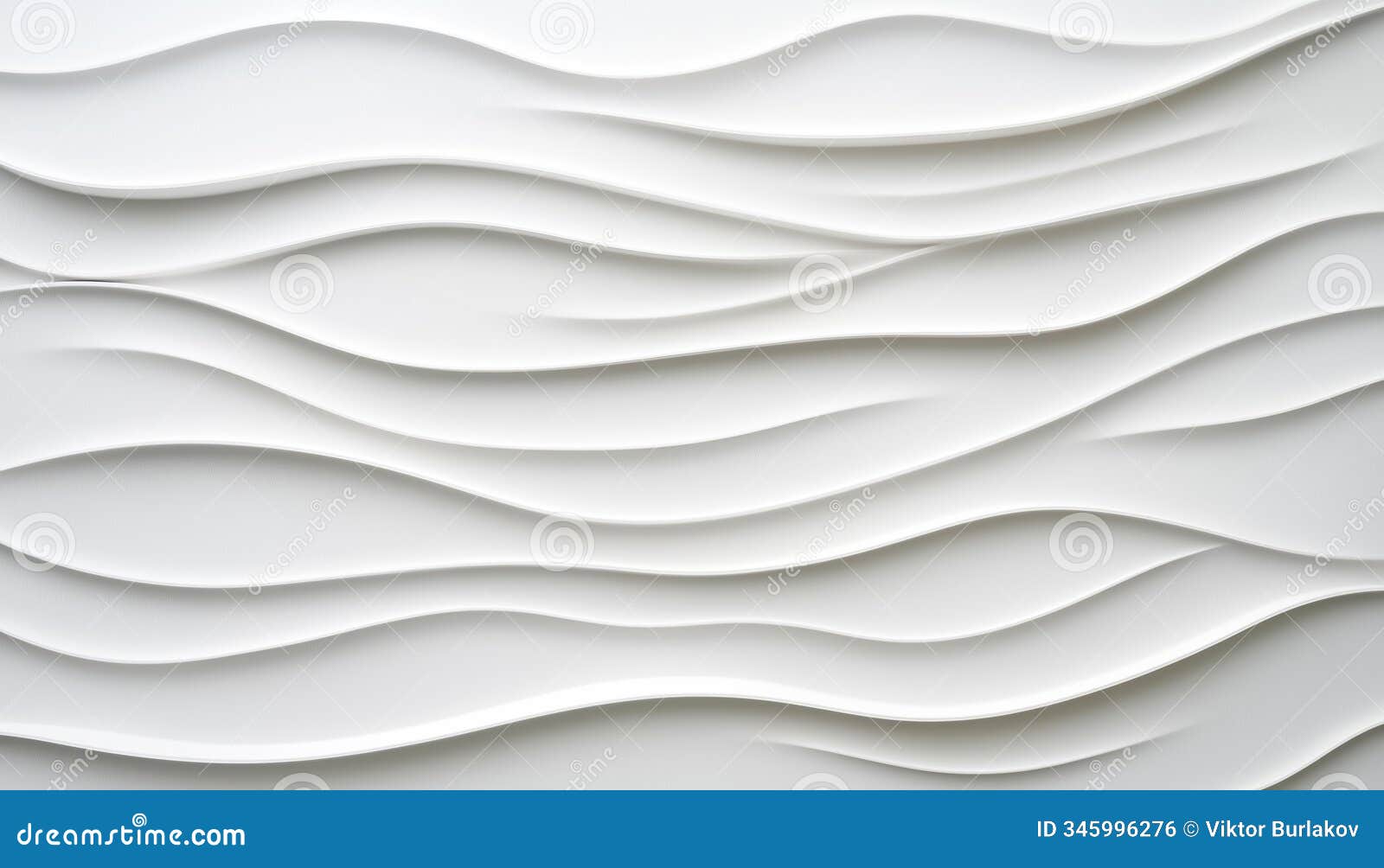Minimalist White Wall with Wavy Abstract Patterns for Modern Design ...