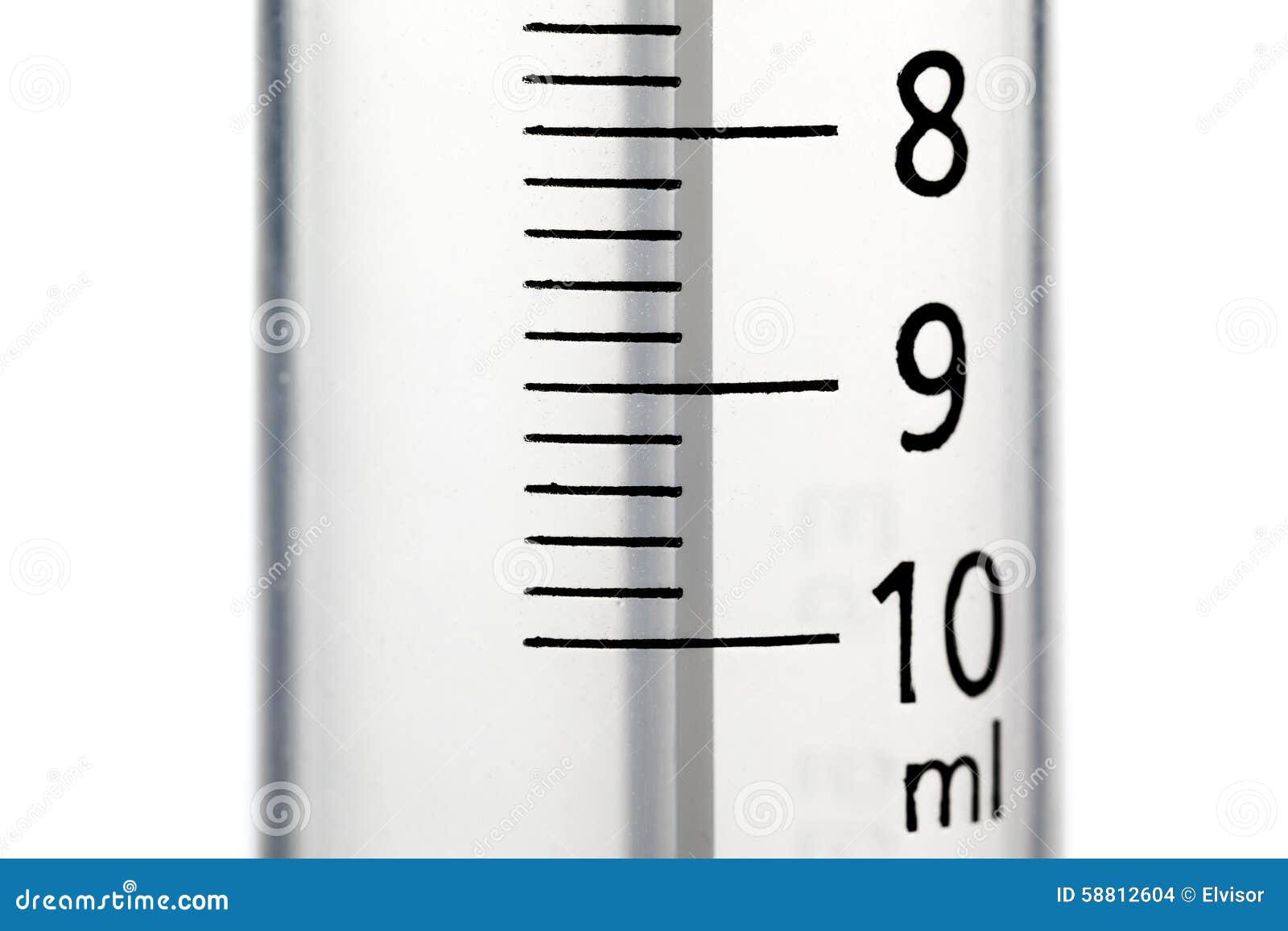 Close-up of a 10 Ml Syringe Stock Photo - Image of parenteral ...