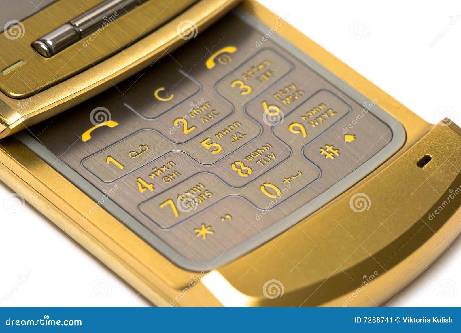 Close-up of mobile phone stock image. Image of buttons - 7288741