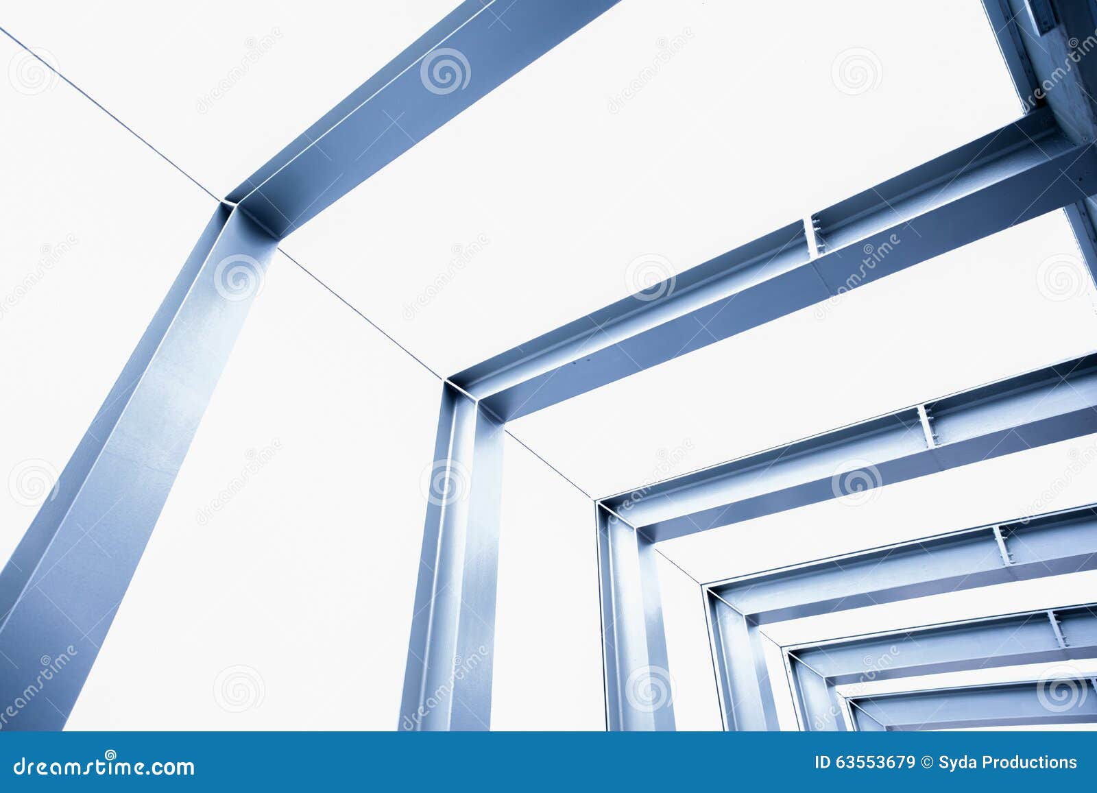 Close Up of Modern Architectural Construction Stock Image - Image of ...