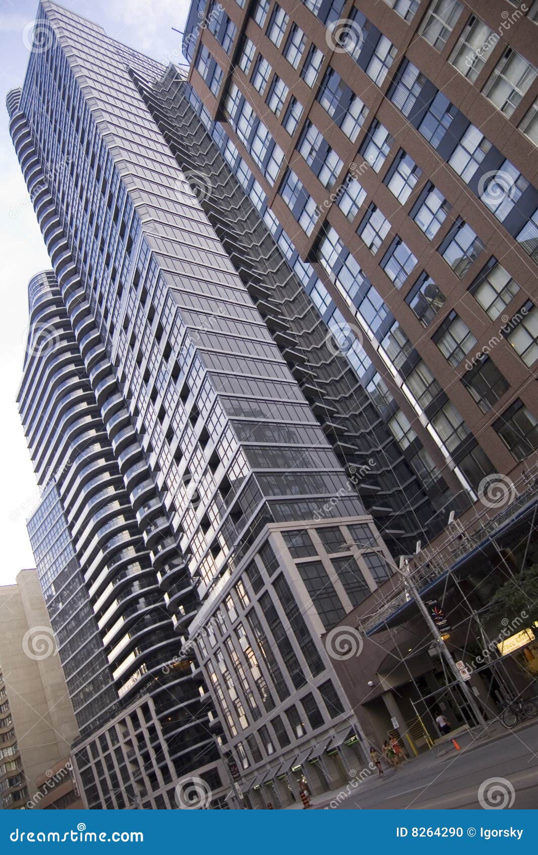 Close Up of Modern Building Stock Photo - Image of office, growth: 8264290