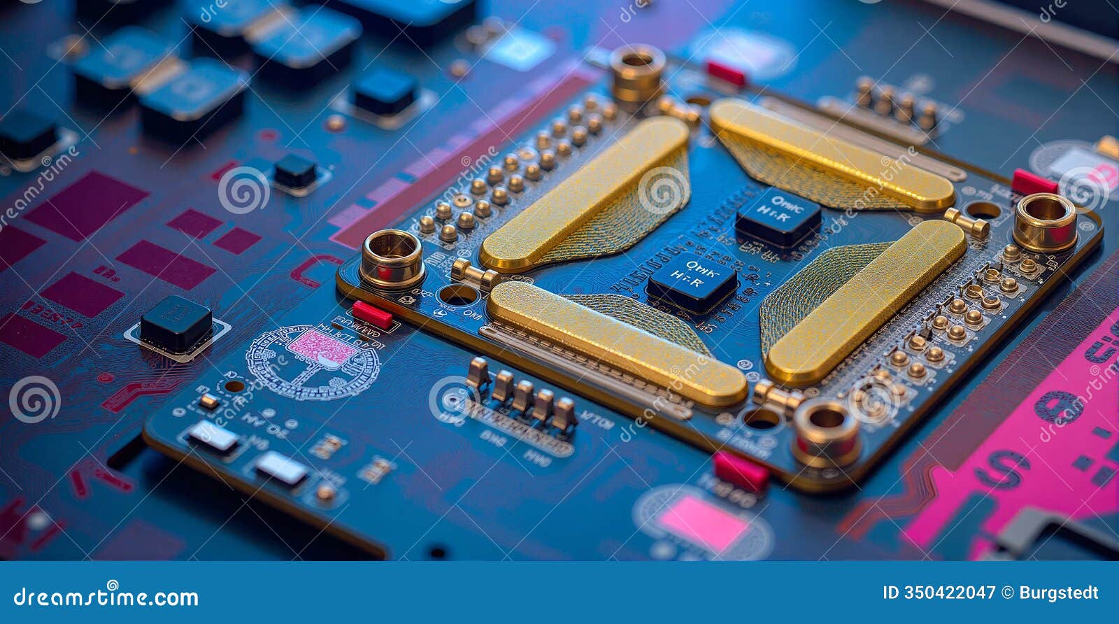 Close-up of a Modern CPU, Revealing Intricate Internals for AI and ...