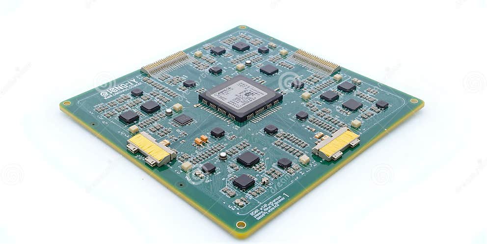 Close-up of a Modern CPU, Revealing Intricate Internals for AI and ...