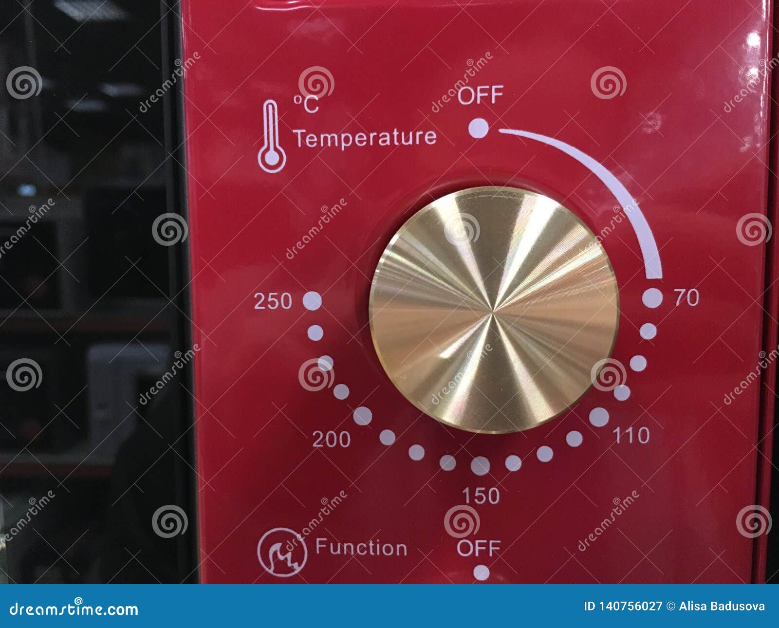 Close Up of Modern Microwave Control Panel, Knob and Modes Stock Image ...