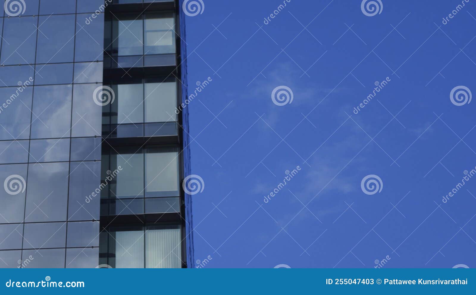 Close-Up Modern Shopping Building.building with Copy Space.windows ...